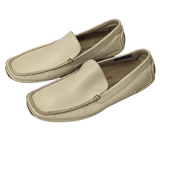 Rockport | Shoes | Mens M Rockport Washable Ivory Leather Driving ...
